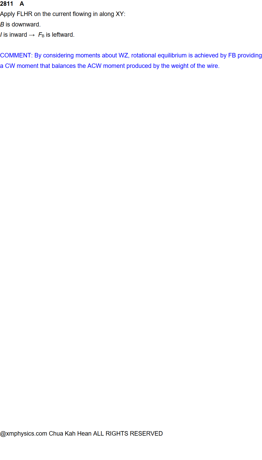 SS2811 – xmPhysics