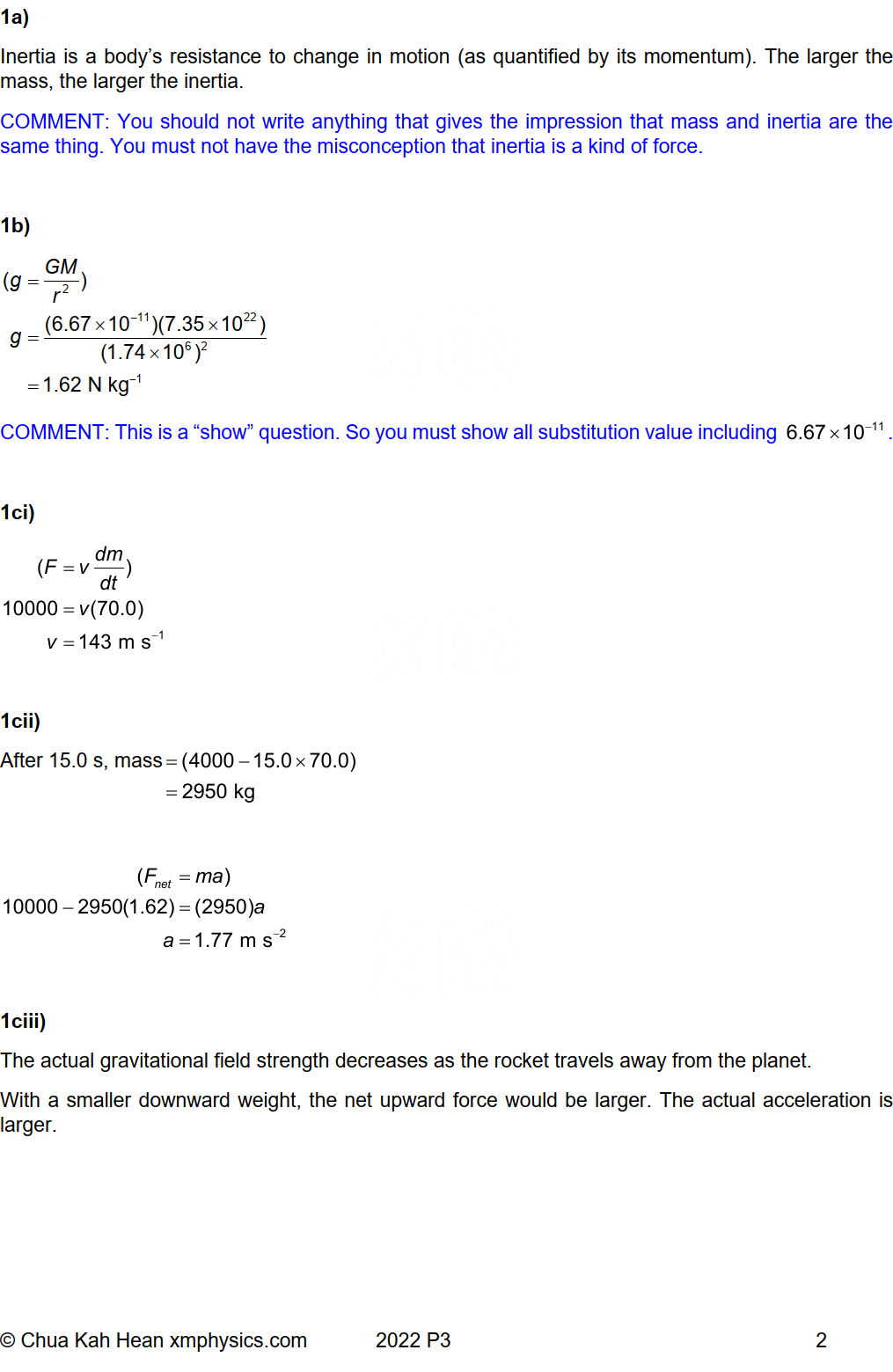 22P3Q01 – xmPhysics